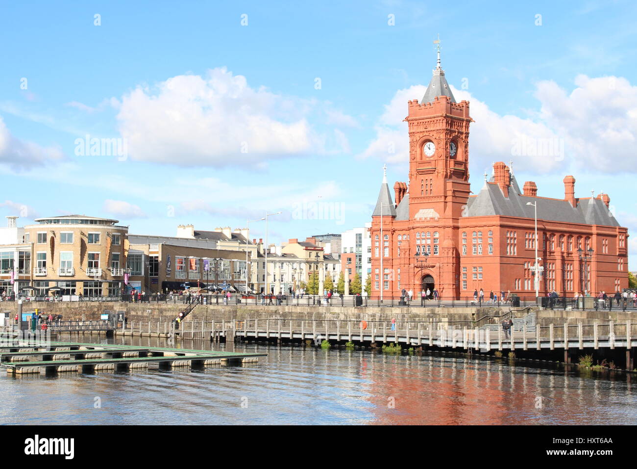 Views at Cardiff Bay Stock Photo - Alamy