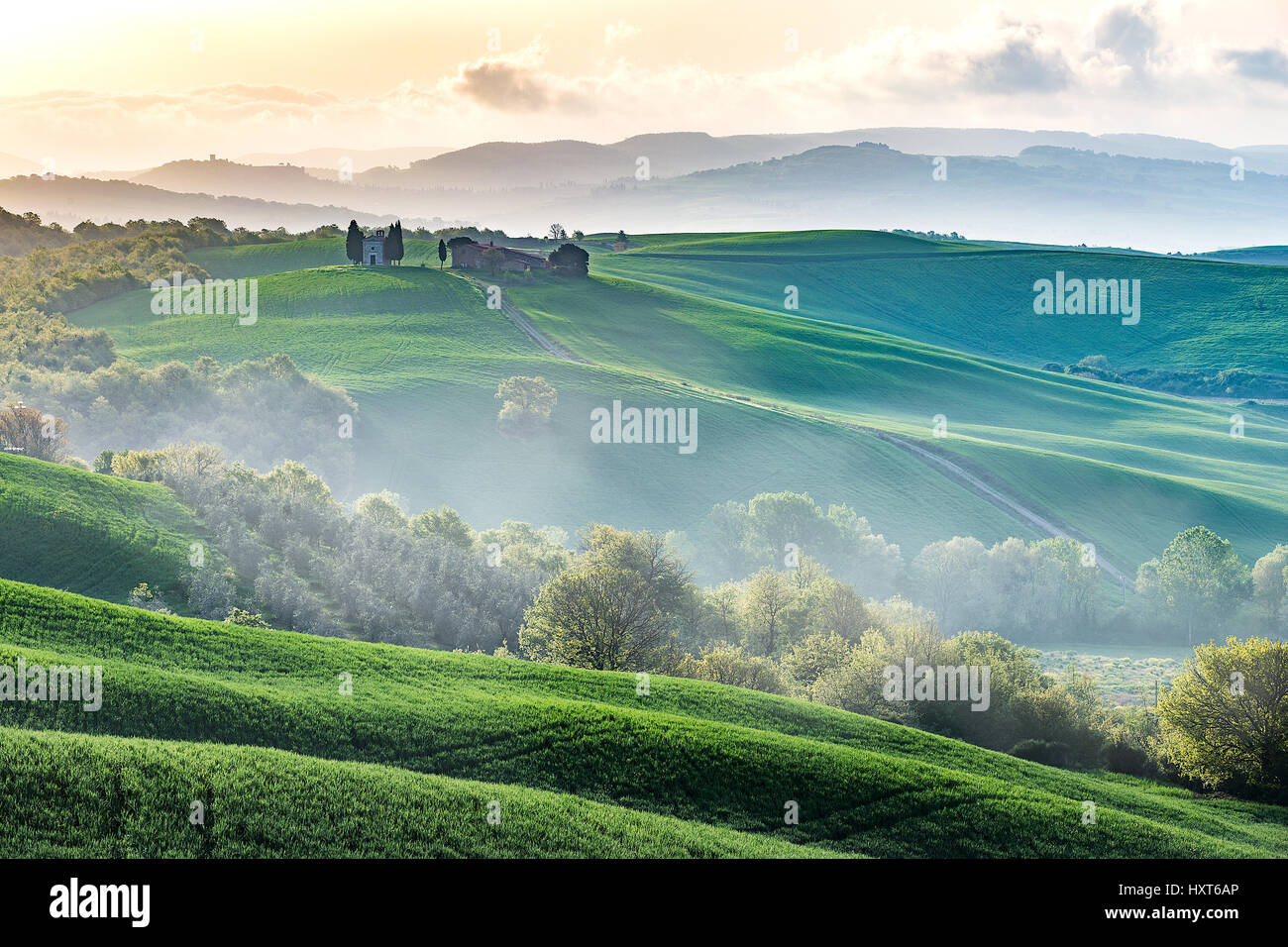 Tuscany, Val d'Orcia. Italy Stock Photo - Alamy