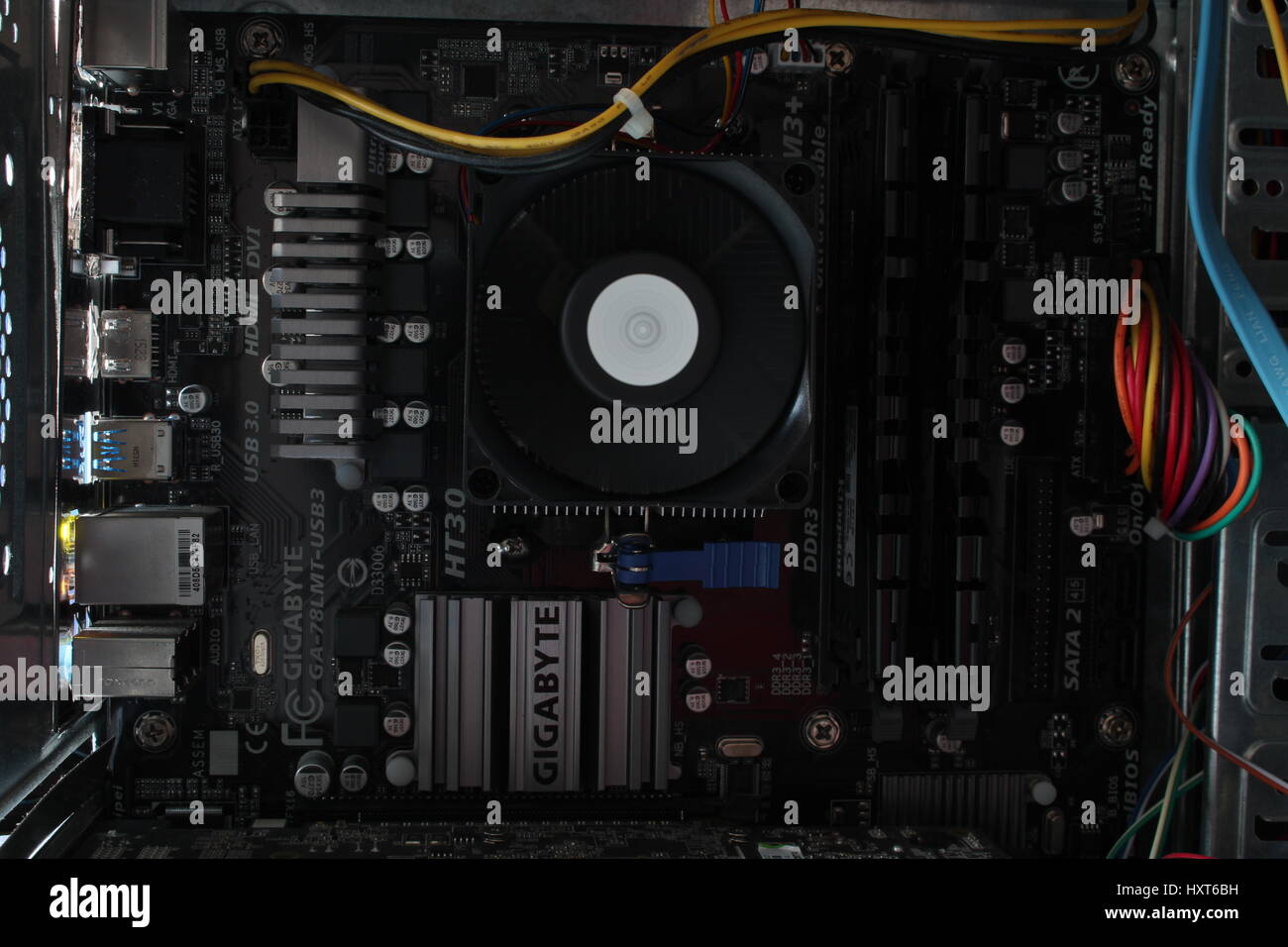 Inside the case of a PC Stock Photo - Alamy