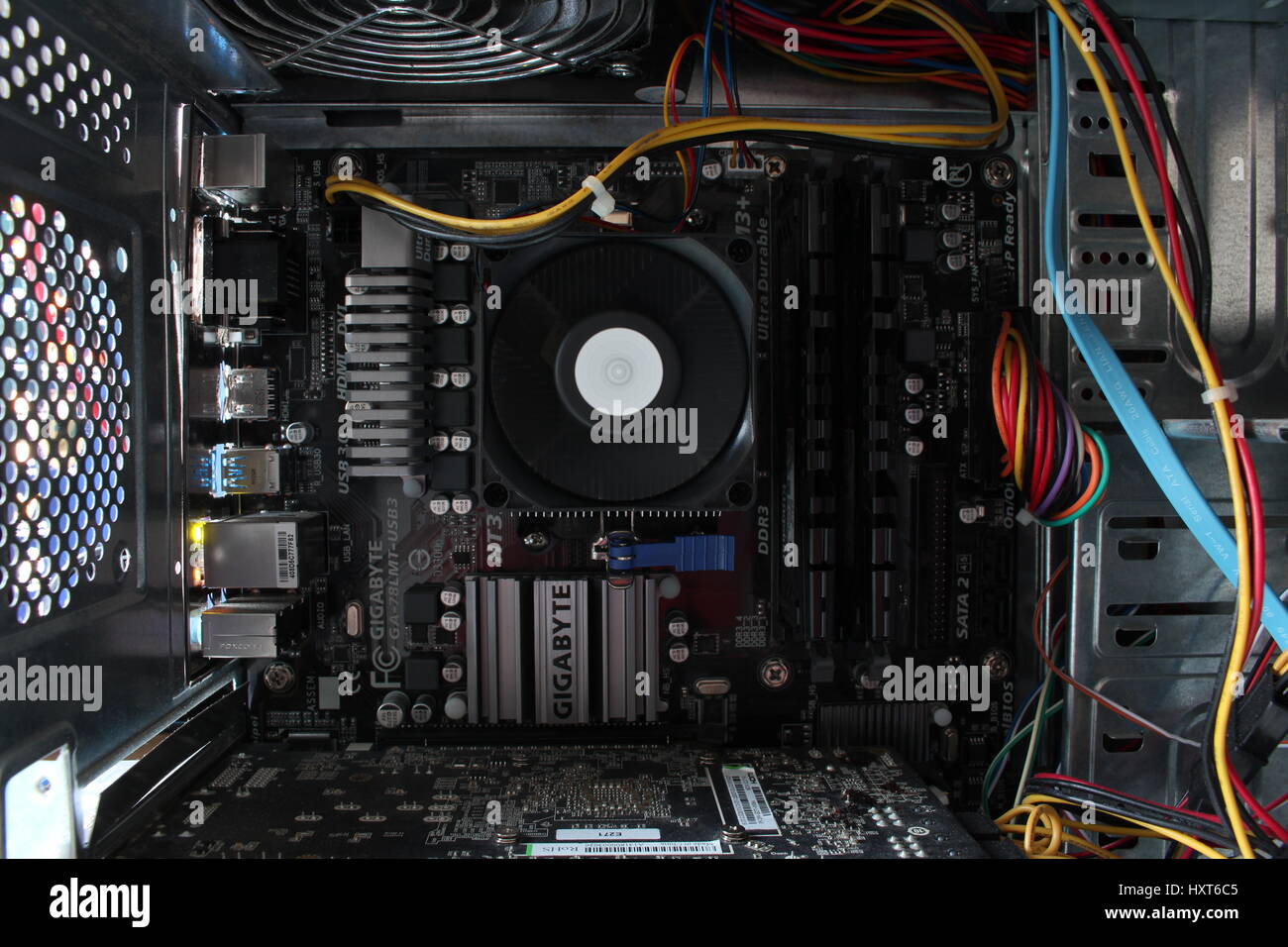 Inside the case of a PC Stock Photo - Alamy