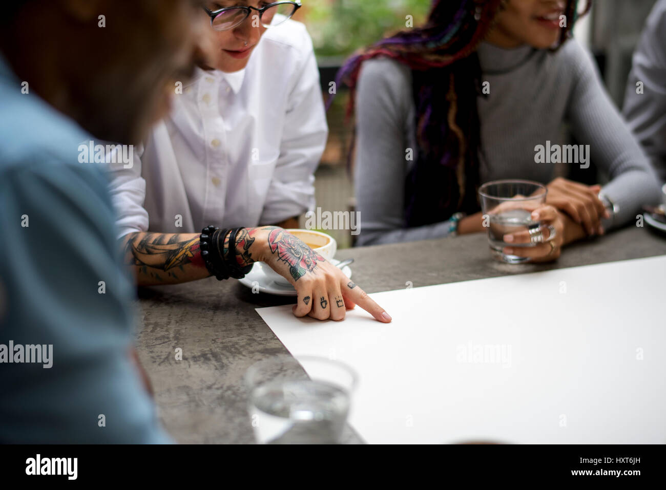 Collaboration Connection Team Brainstorming Unity Stock Photo - Alamy