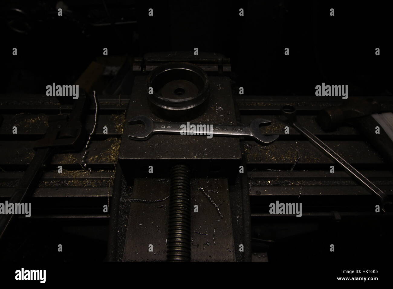 Machines in the workshop of a mechanical engineer Stock Photo - Alamy