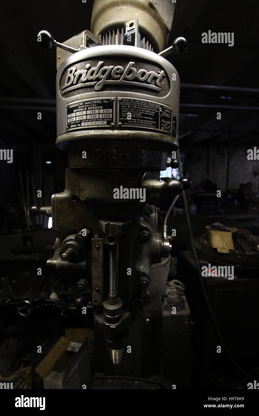 Machines in the workshop of a mechanical engineer Stock Photo - Alamy
