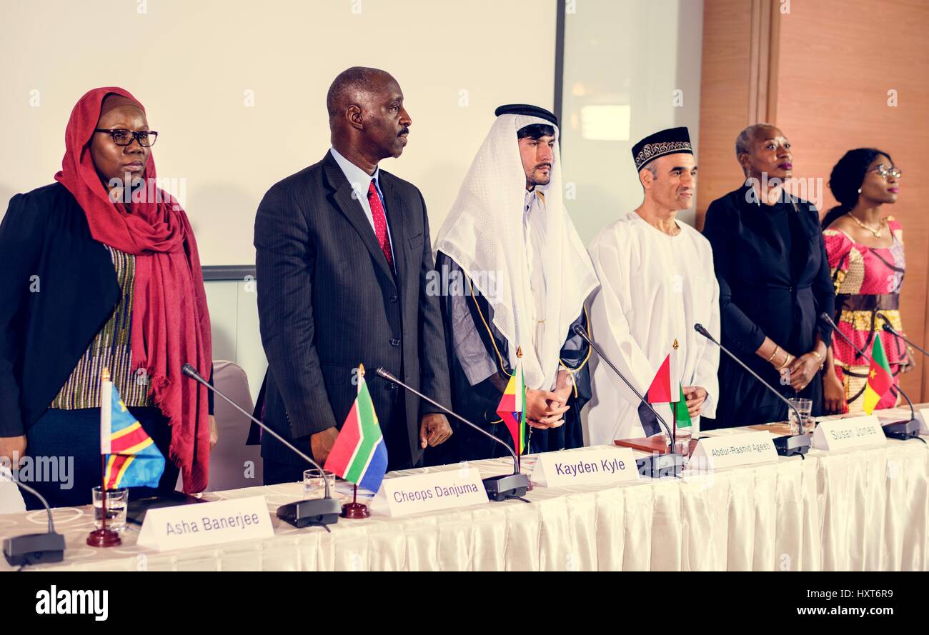 Diversity People Represent International Conference Partnership Stock ...