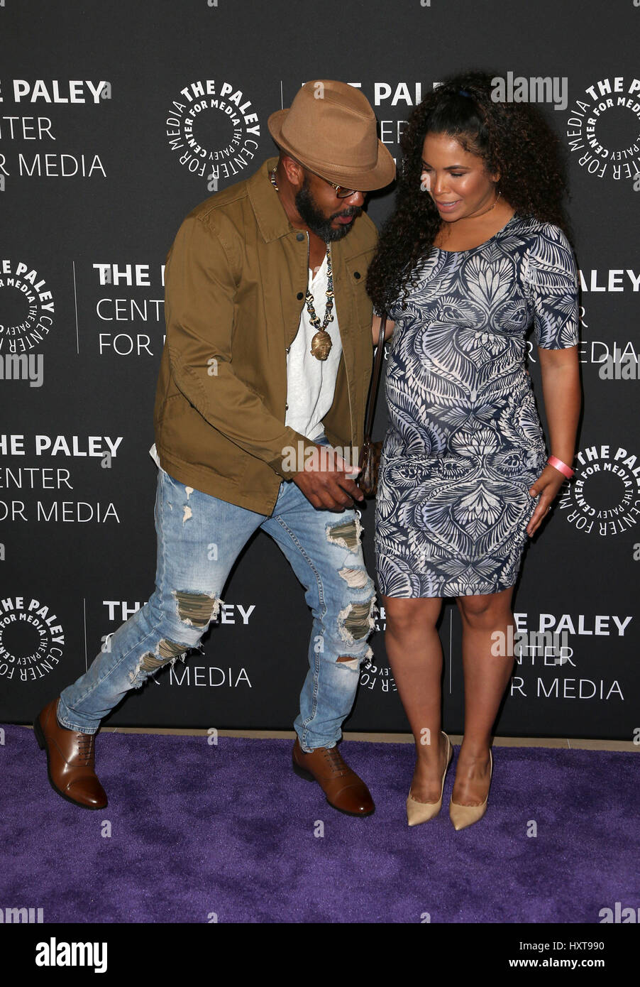 Beverly Hills, Ca. 29th Mar, 2017. Rockmond Dunbar, Maya Gilbert, At ...