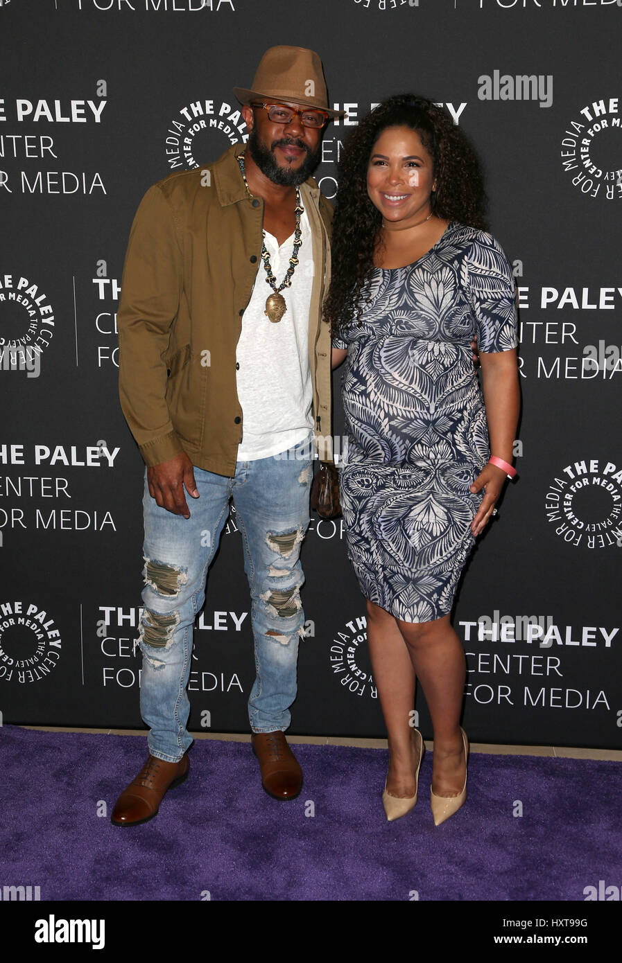 Beverly Hills, Ca. 29th Mar, 2017. Rockmond Dunbar, Maya Gilbert, At ...