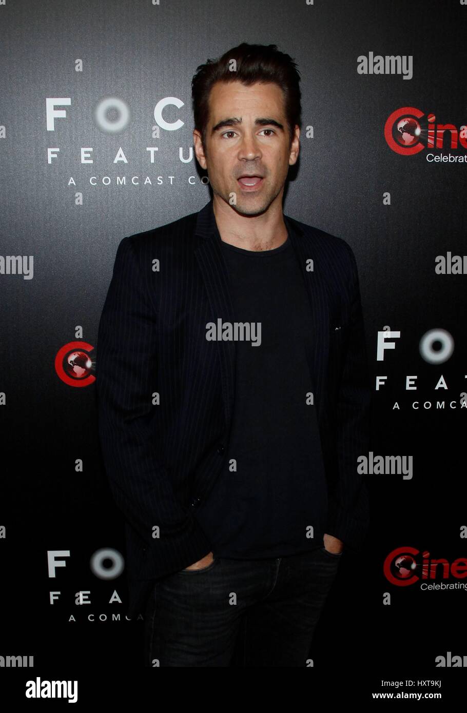 New York, NY, USA. 29th Mar, 2017. Colin Farrell at arrivals for Focus ...
