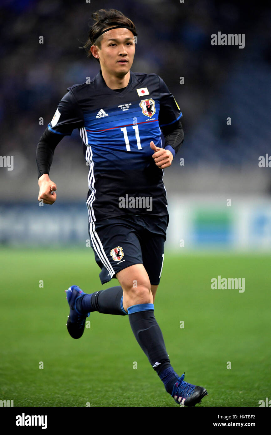 Saitama, Japan. 28th Mar, 2017. Takashi Usami (JPN) Football/Soccer ...