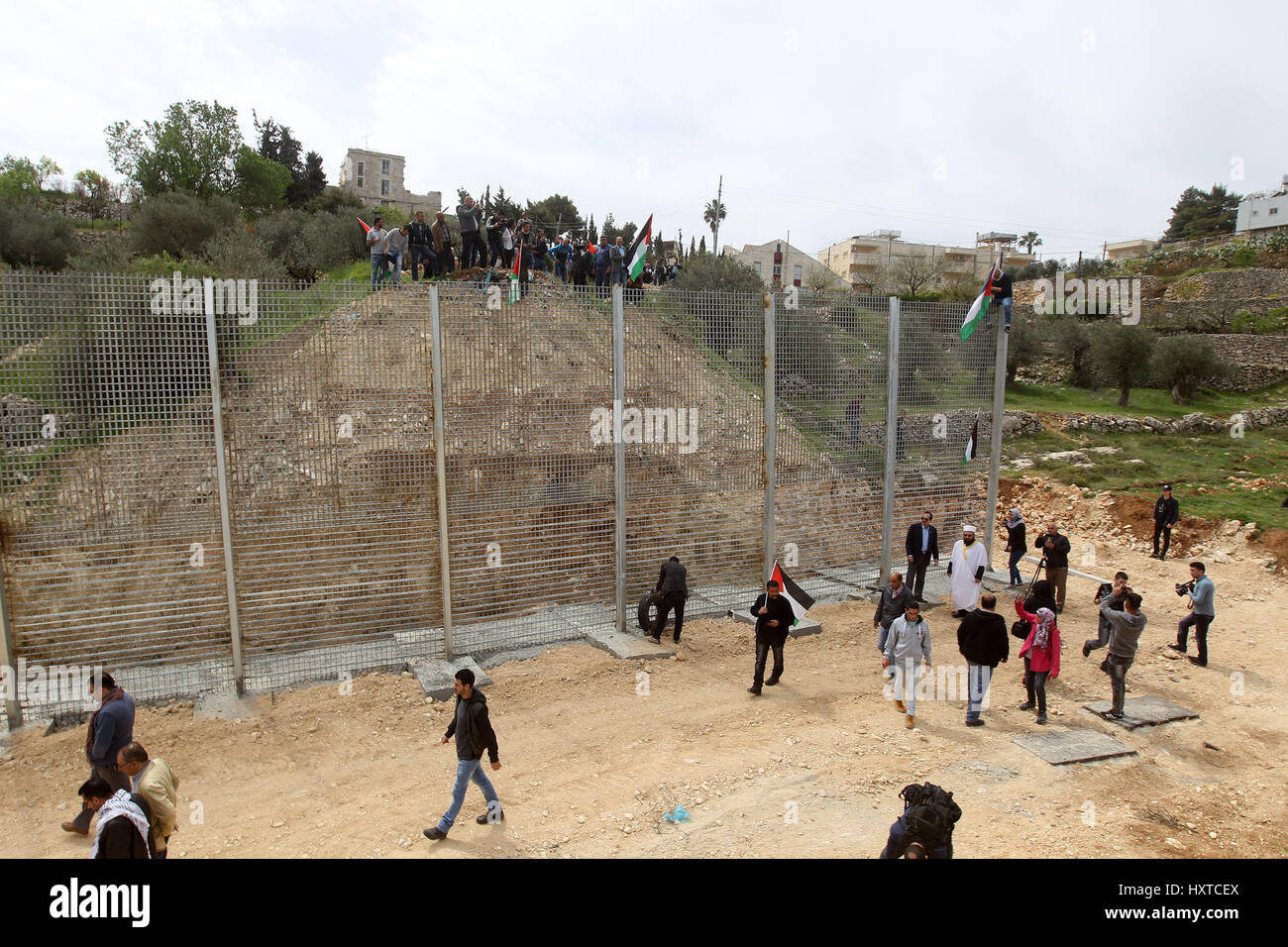 Beit Jala, West Bank, Palestinian Territory. 30th Mar, 2017 ...
