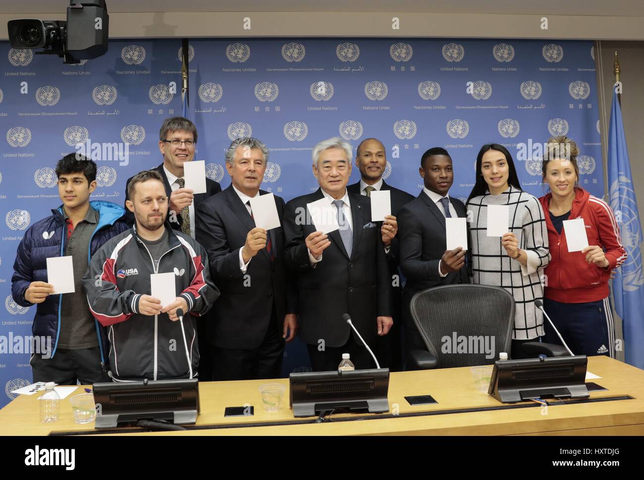 United Nations, New York, USA, 28 March 2017 - Press briefing by the ...