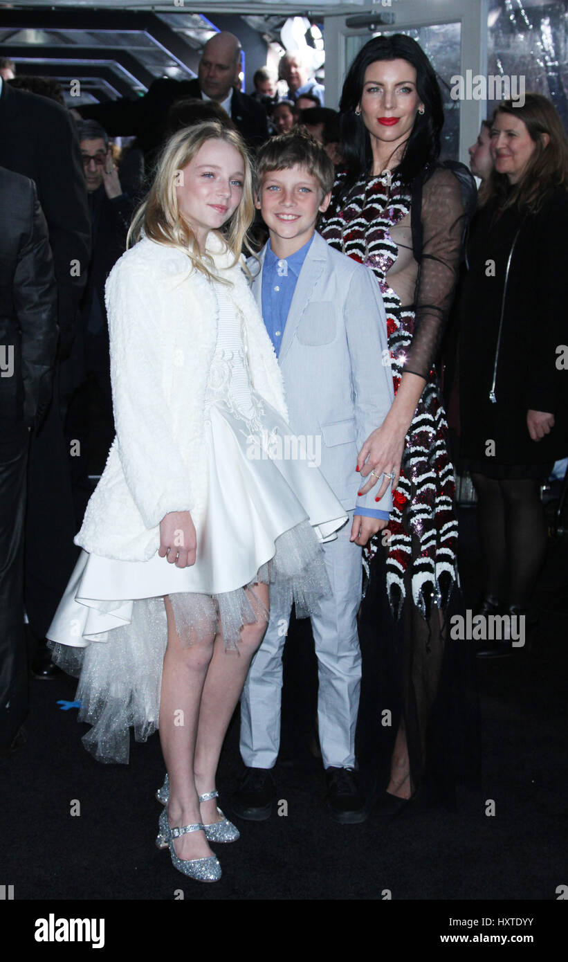 New York, USA. 29th Mar, 2017. Liberty Ross, Skyla Sanders. Tennyson ...