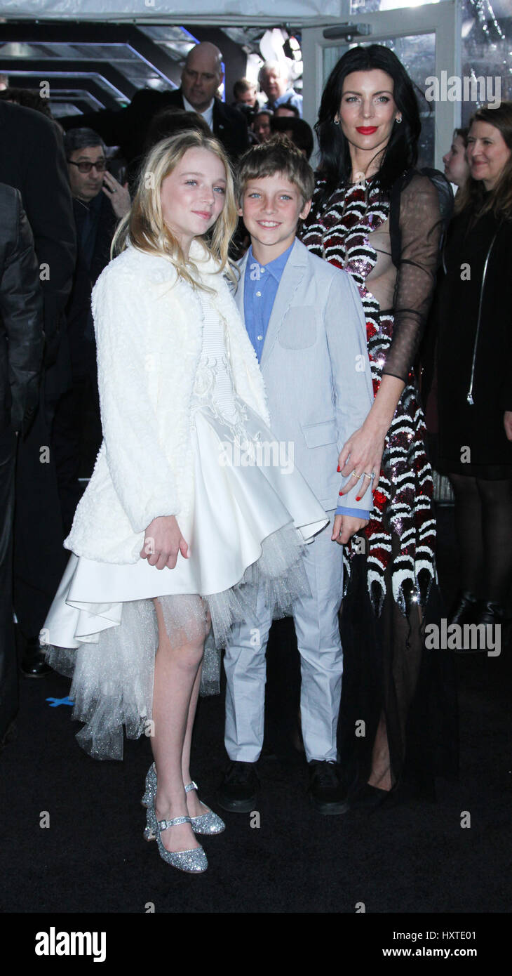 New York, USA. 29th Mar, 2017. Liberty Ross, Skyla Sanders. Tennyson ...