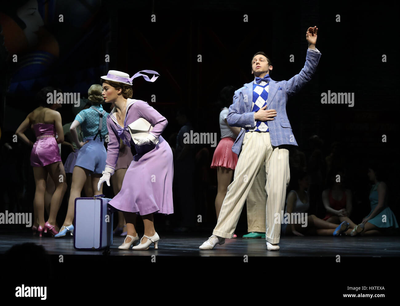 London, UK. 30th Mar, 2017. Pic shows: 42nd Street show at Theatre ...