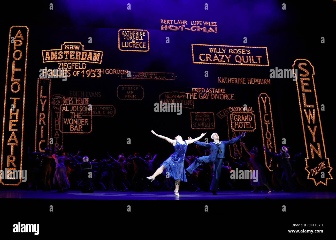 London, UK. 30th Mar, 2017. Pic shows: 42nd Street show at Theatre ...