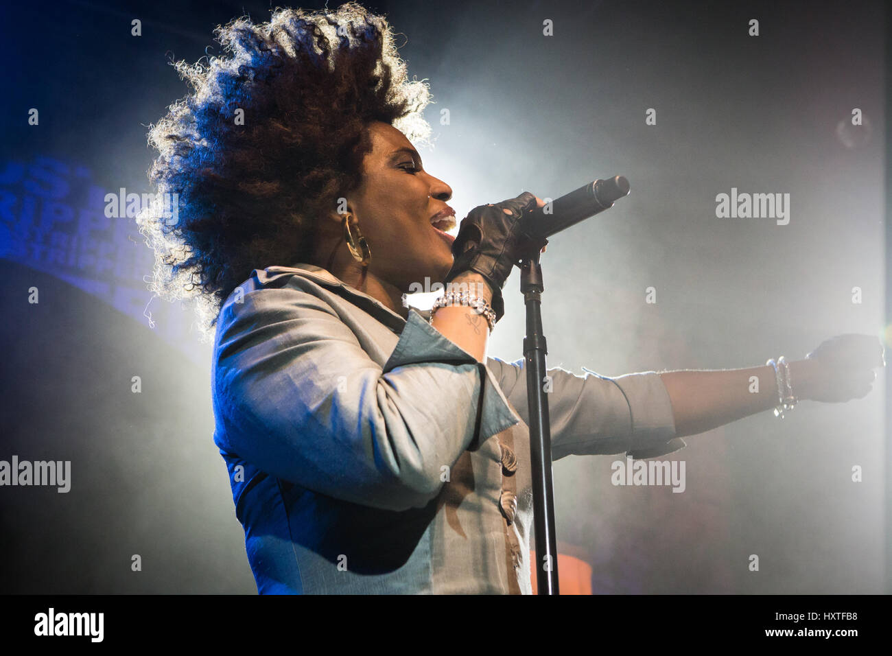 Milan, Italy. 29th Mar, 2017. The American singer-songwriter MACY GRAY ...