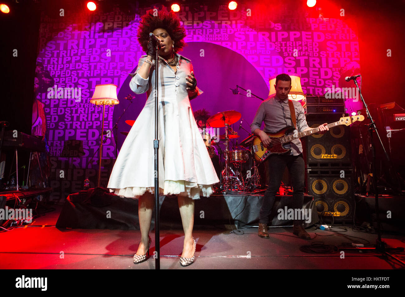 Milan, Italy. 29th Mar, 2017. The American singer-songwriter MACY GRAY ...