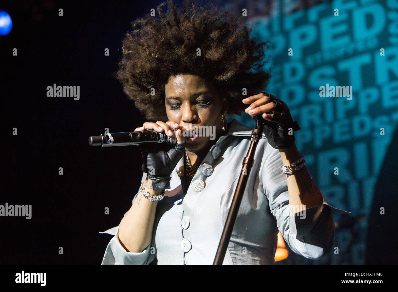 Milan, Italy. 29th Mar, 2017. The American singer-songwriter MACY GRAY ...