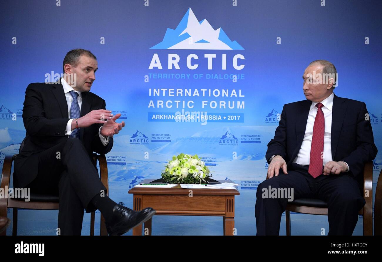 Russian President Vladimir Putin during a bilateral meeting with ...