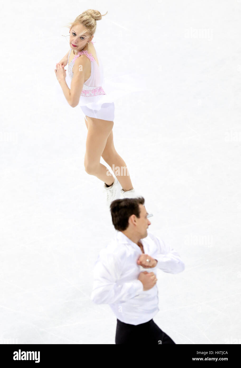 Helsinki. 30th Mar, 2017. Alexa Scimeca Knierim (Top) and Chris Knierim ...