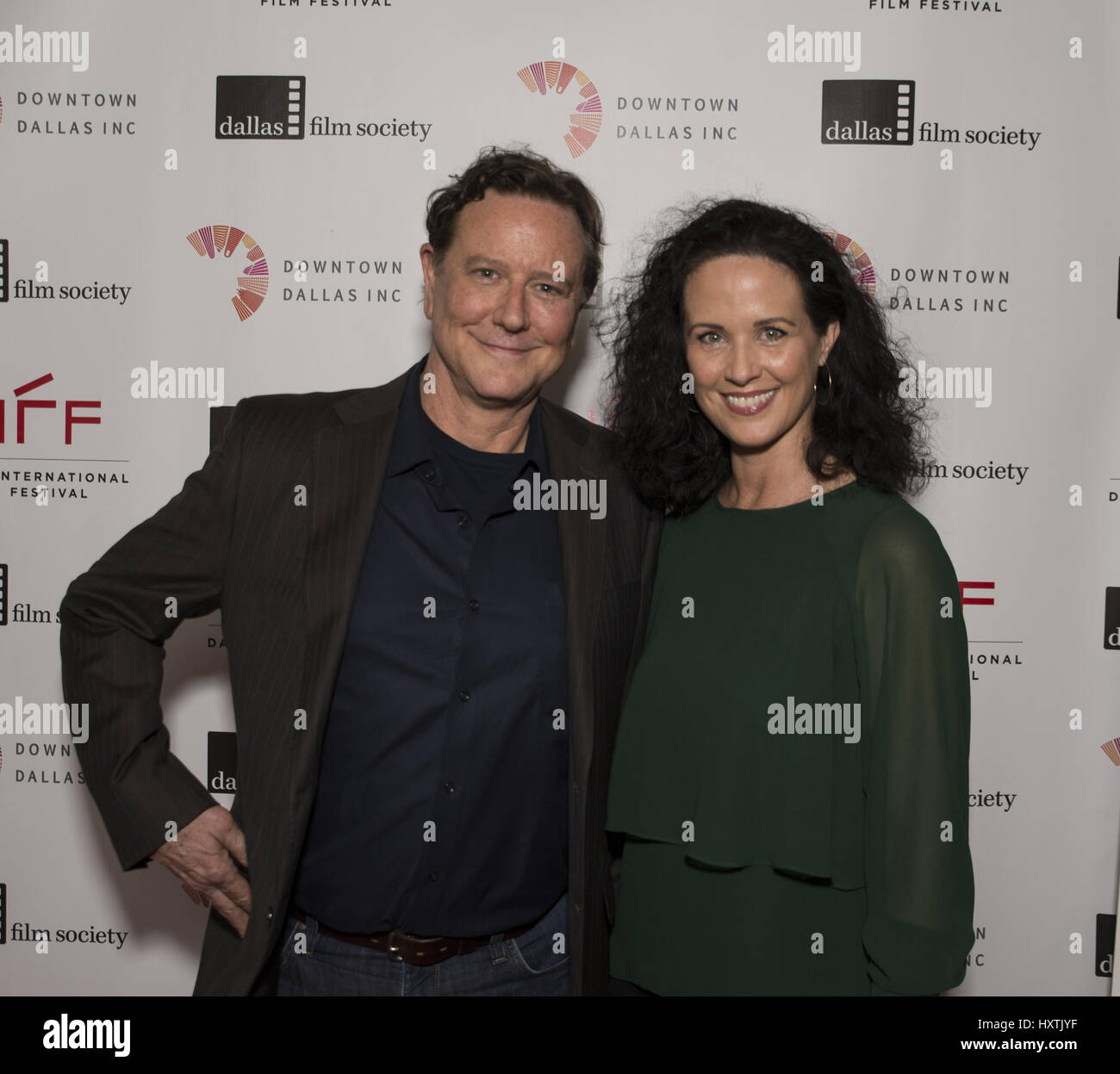 Dallas, Texas, USA. 30th Mar, 2017. JUDGE REINHOLD and wife AMY ...