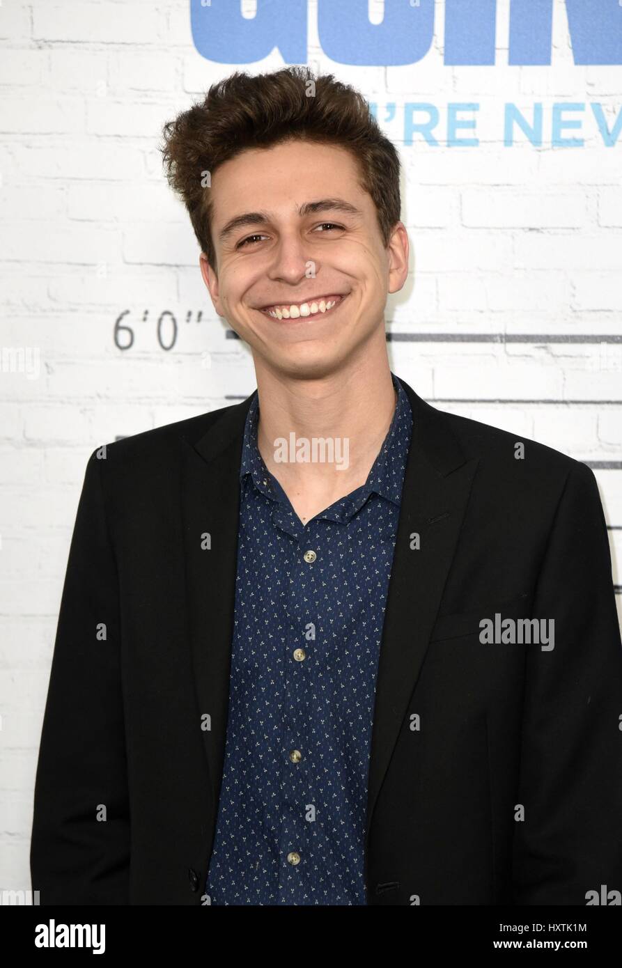 New York, USA. 30th March, 2017. Gabe Erwin at arrivals for GOING IN ...