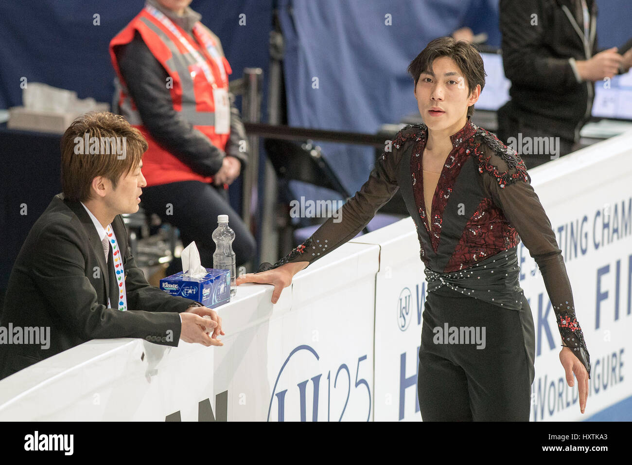 (L-R) Yusuke Hayashi, Keiji Tanaka (JPN), MARCH 30, 2017 - Figure Skating : Keiji Tanaka of ...