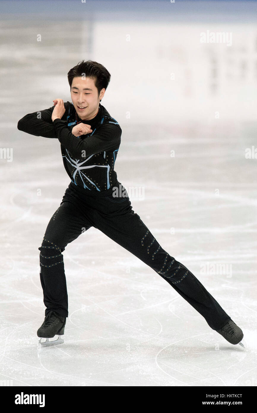 Boyang Jin (CHN), MARCH 30, 2017 - Figure Skating : Boyang Jin of China ...