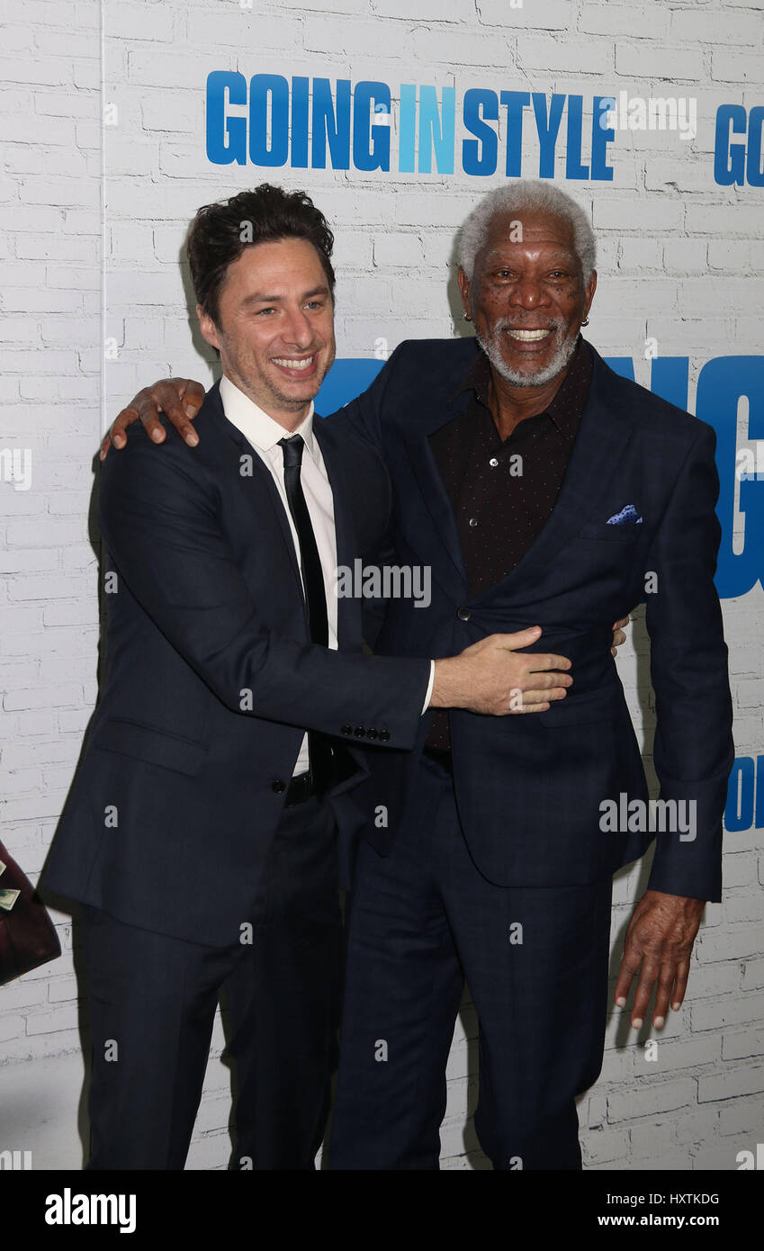 New York, New York, USA. 30th Mar, 2017. Actor MORGAN FREEMAN and ...