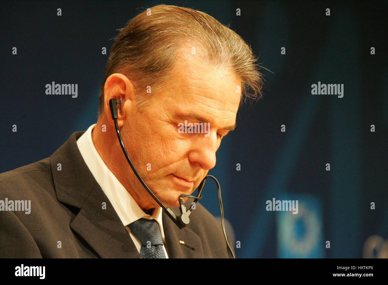 DR JACQUES ROGGE IOC PRESIDENT ATHENS GREECE 13 August 2004 Stock Photo ...