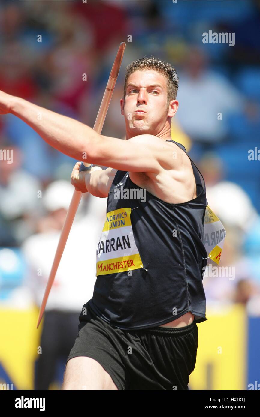 MICHAEL TARRAN JAVELIN MANCHESTER REGIONAL ARENA MANCHESTER ENGLAND 09 ...