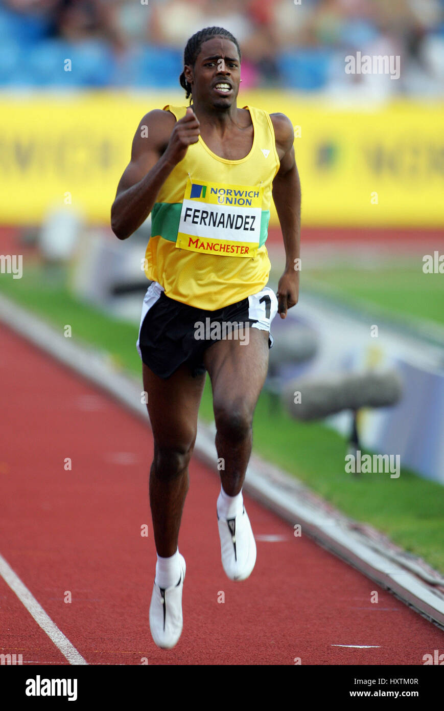 ANDRE FERNANDEZ 400 METRES MANCHESTER REGIONAL ARENA MANCHESTER ENGLAND ...