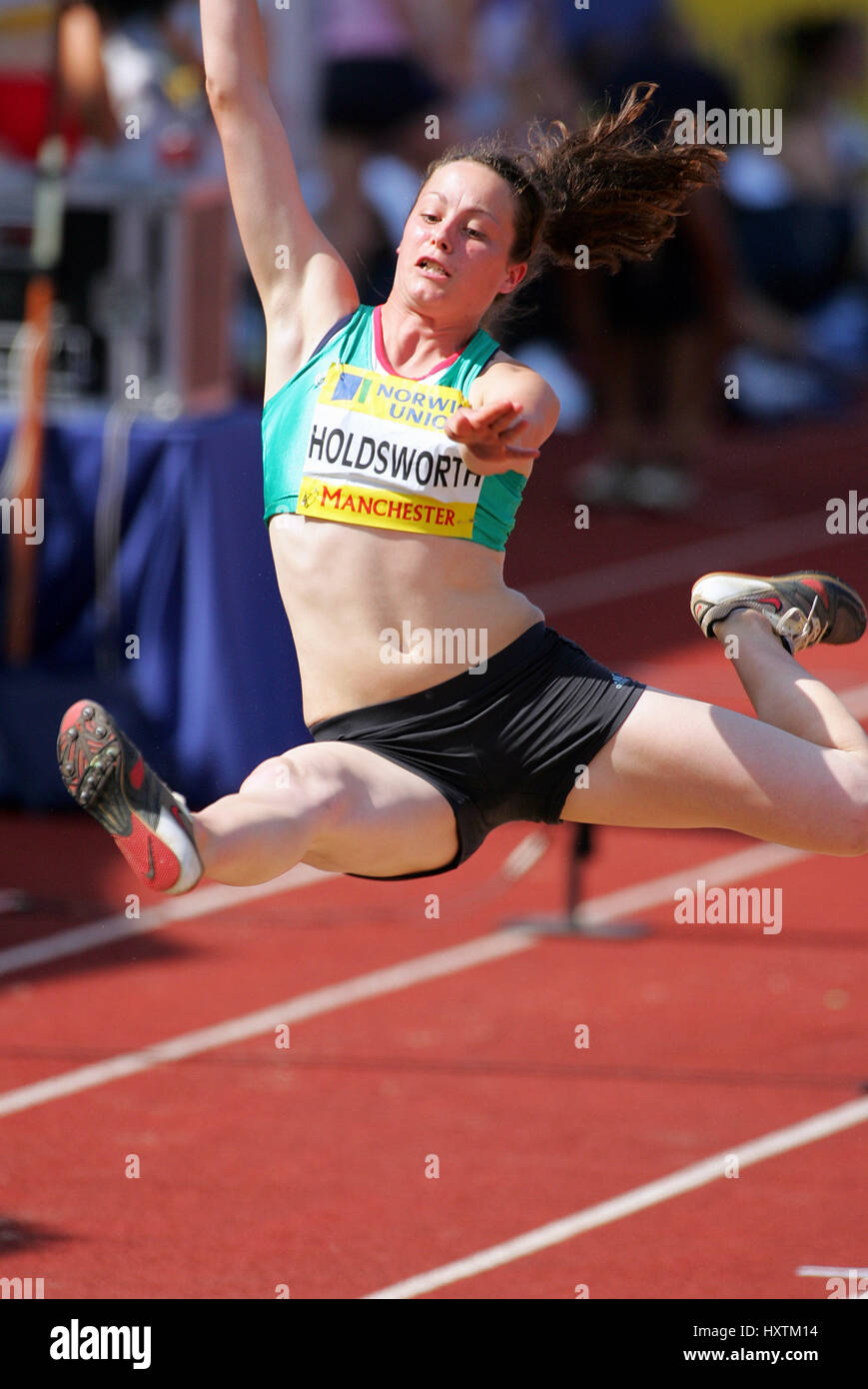 CATHERINE HOLDSWORTH LONG JUMP MANCHESTER REGIONAL ARENA MANCHESTER ...