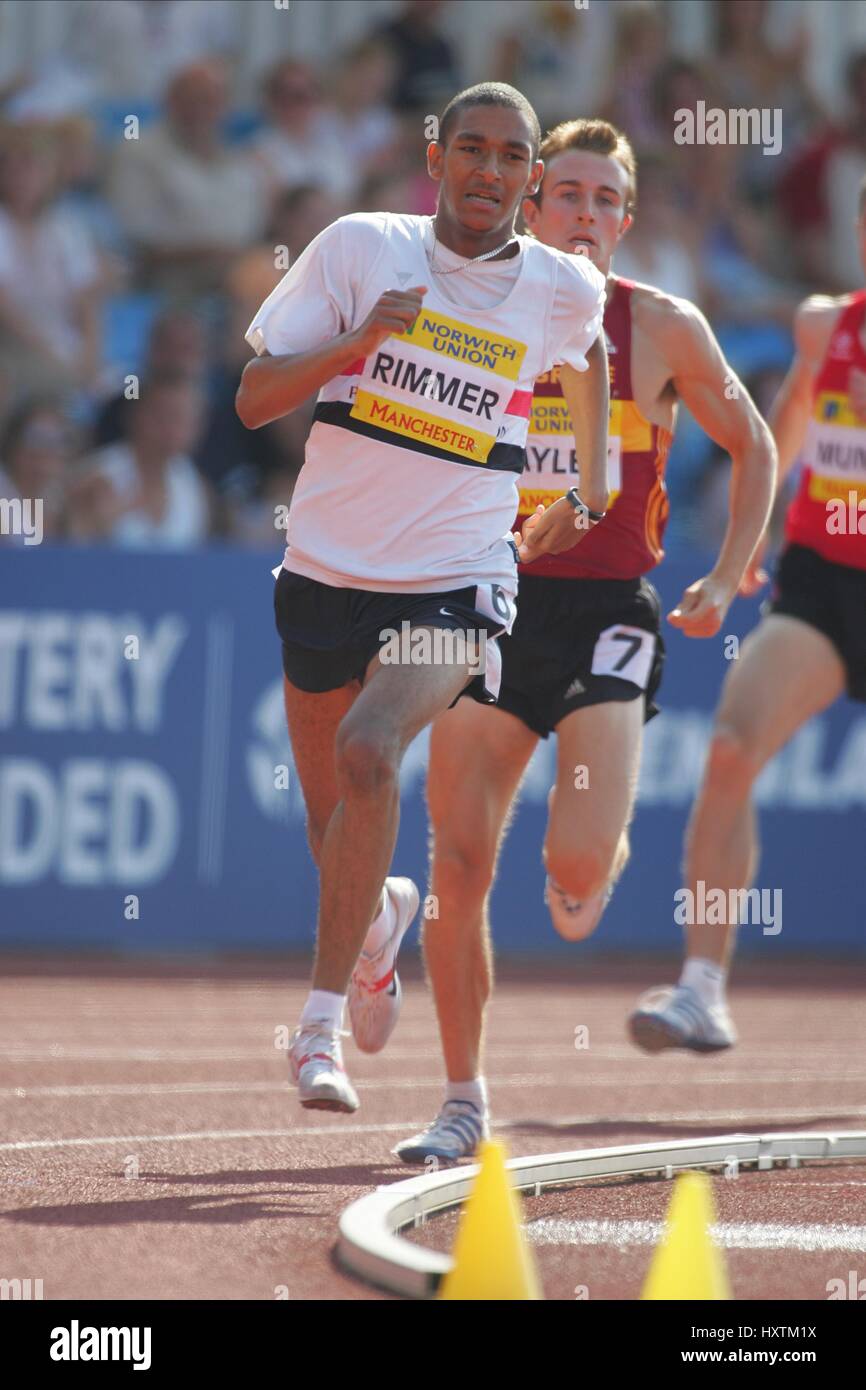 MICHAEL RIMMER 800 METRES MANCHESTER REGIONAL ARENA MANCHESTER ENGLAND ...