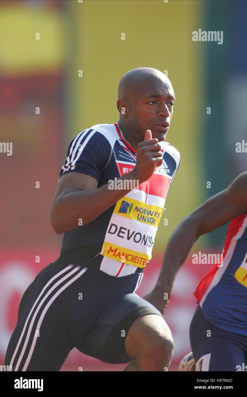 MARLON DEVONISH 200 METRES MANCHESTER REGIONAL ARENA MANCHESTER ENGLAND ...