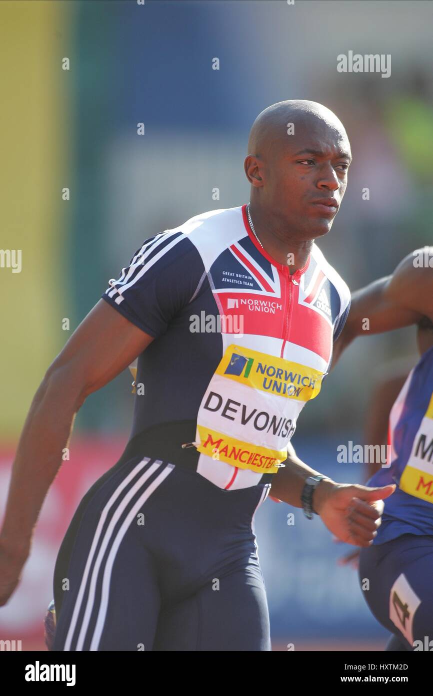 MARLON DEVONISH 200 METRES MANCHESTER REGIONAL ARENA MANCHESTER ENGLAND ...