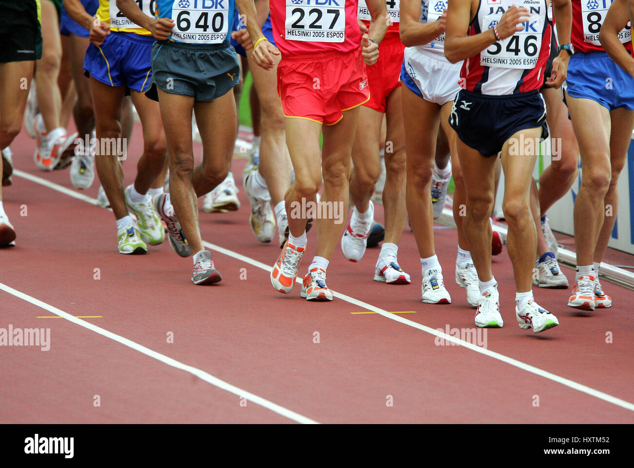 20KM WALK START 20KM WALK RACE OLYMPIC STADIUM HELSINKI FINLAND 06 ...