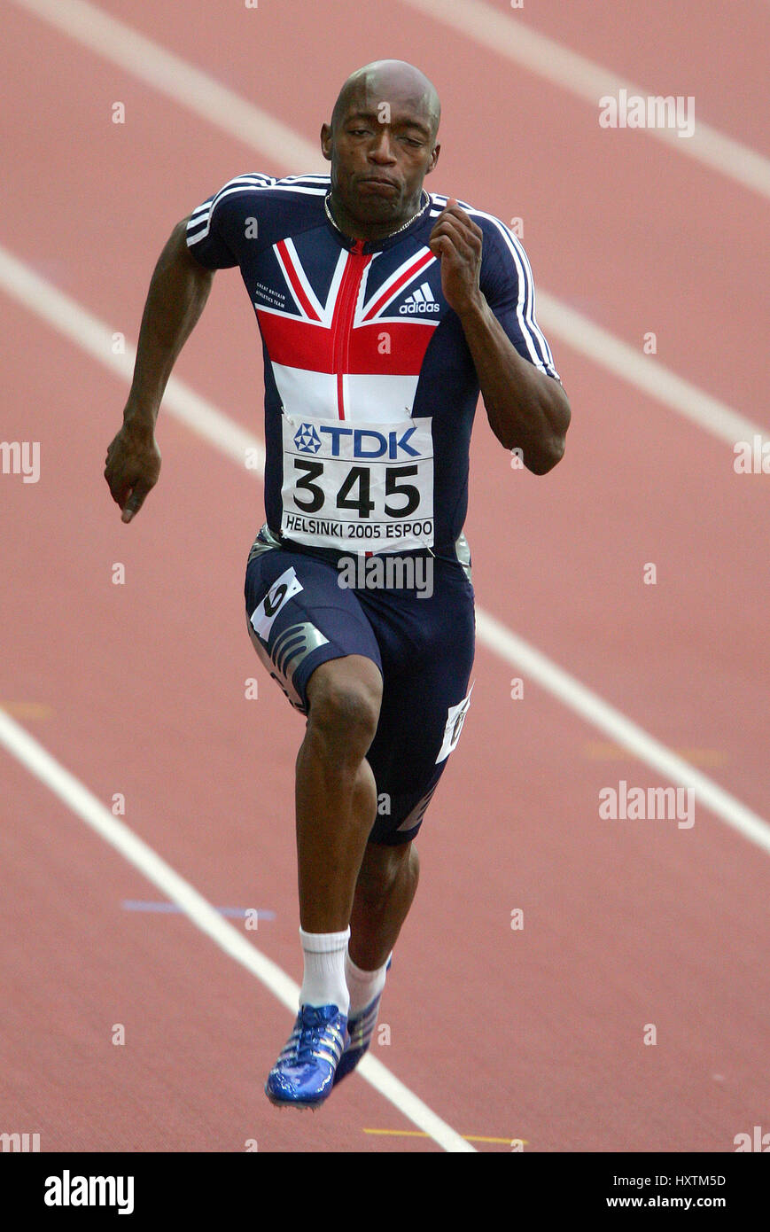 MARLON DEVONISH 100 METRES OLYMPIC STADIUM HELSINKI FINLAND 06 August ...