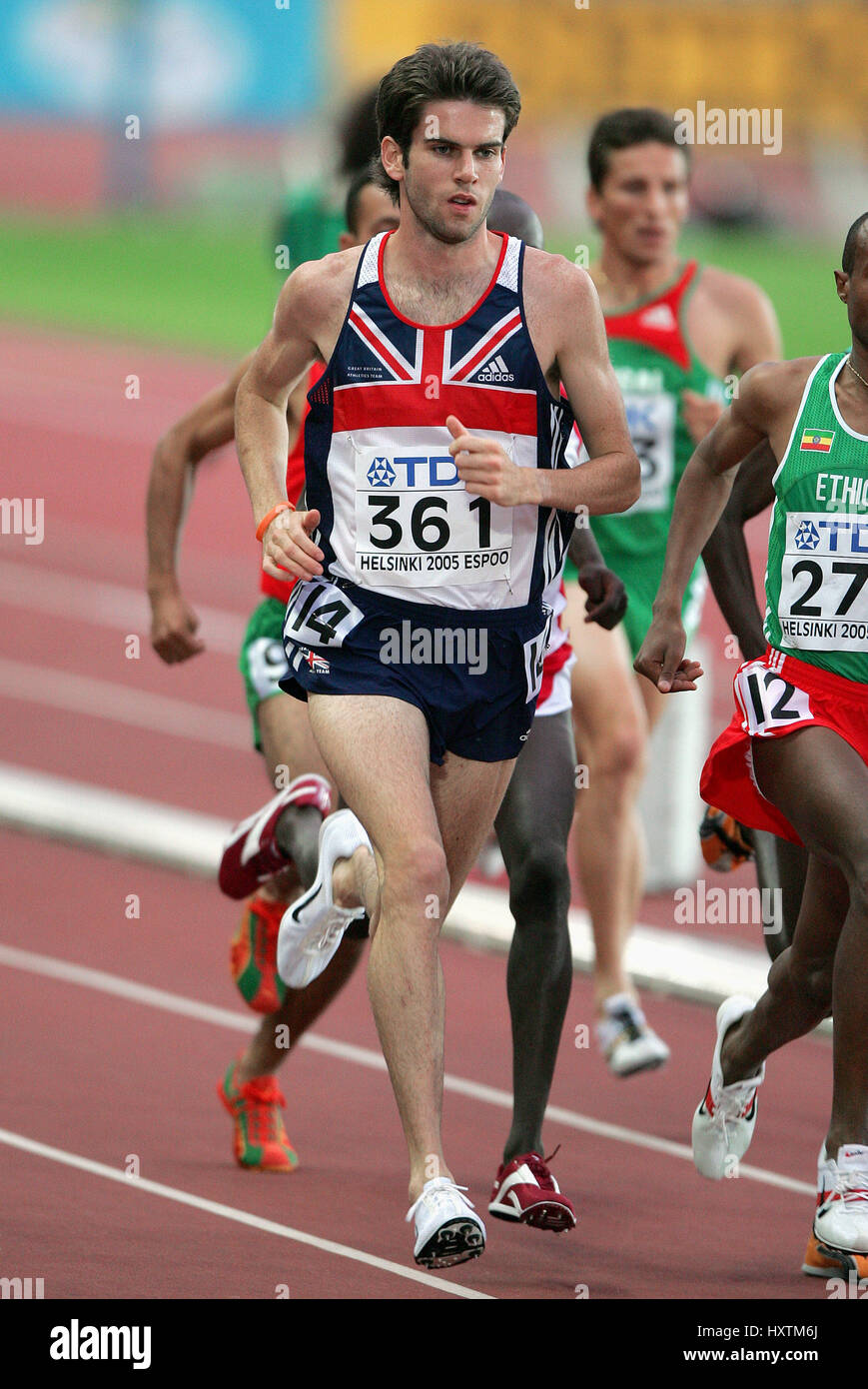 NICK MCCORMICK 1500 METRES OLYMPIC STADIUM HELSINKI FINLAND 06 August ...