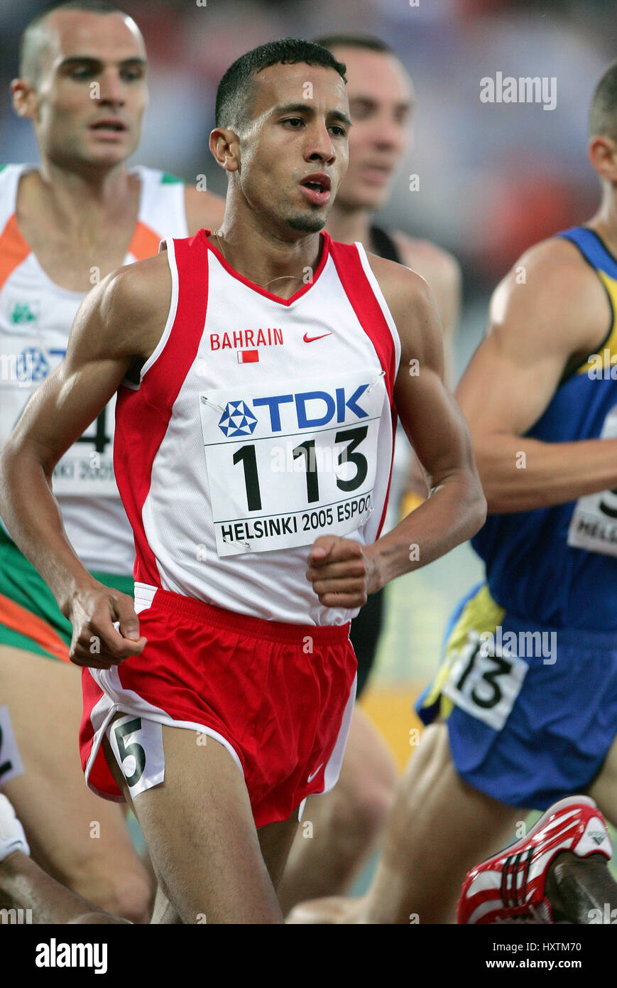 RASHID RAMZI 1500 METRES BAHRAIN OLYMPIC STADIUM HELSINKI FINLAND 06 ...