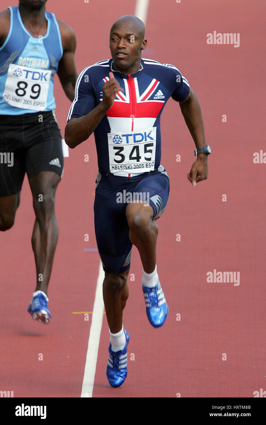 MARLON DEVONISH 100 METRES OLYMPIC STADIUM HELSINKI FINLAND 06 August ...