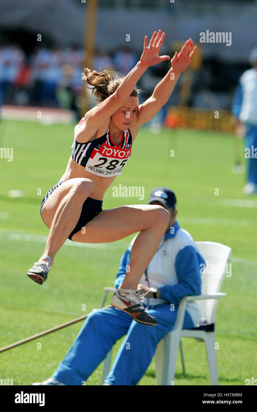 Kelly sotherton heptathlon long jump hi-res stock photography and ...