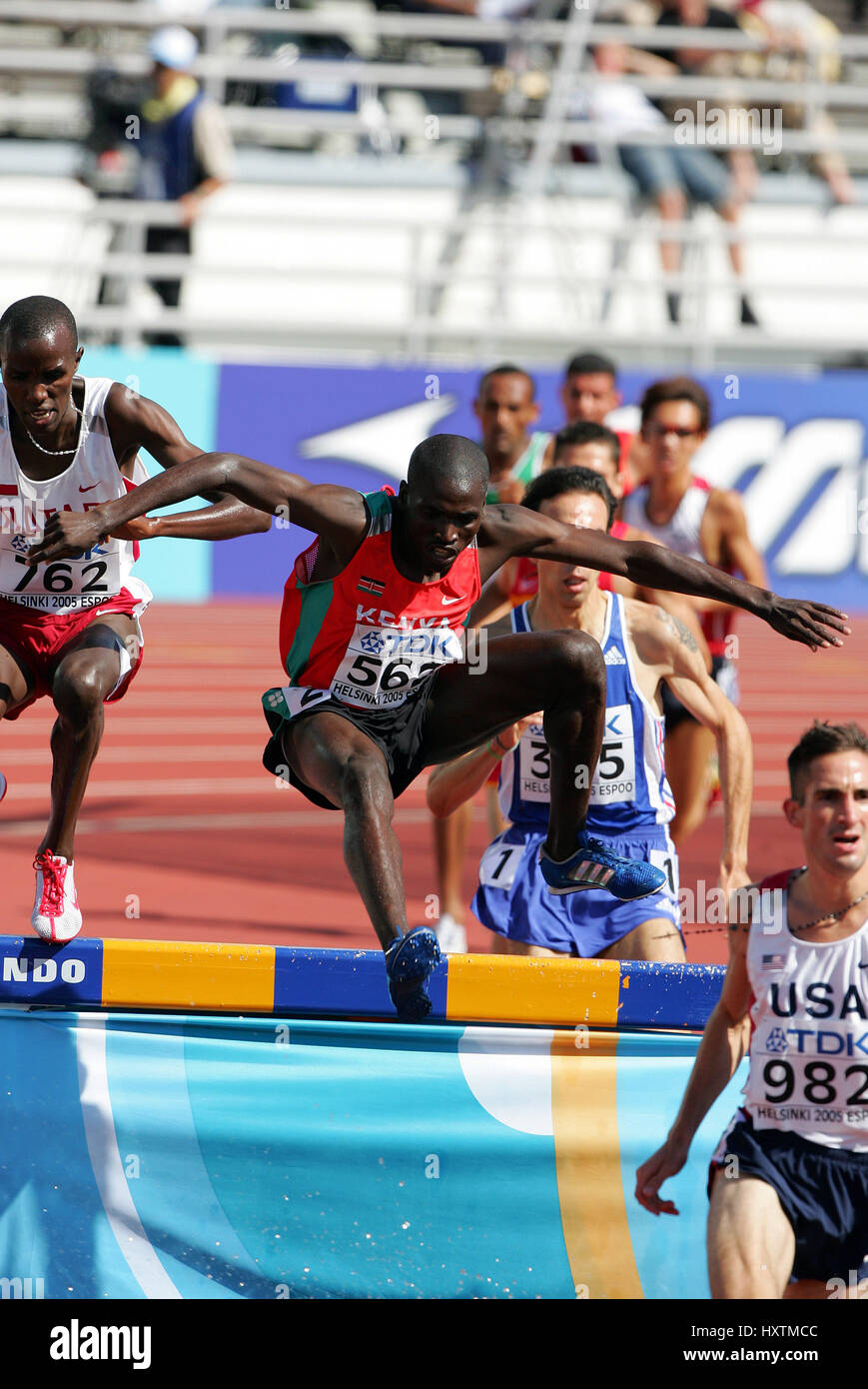 PAUL KIPSIELE KOECH 3000 METRES STEEPLECHASE OLYMPIC STADIUM HELSINKI ...