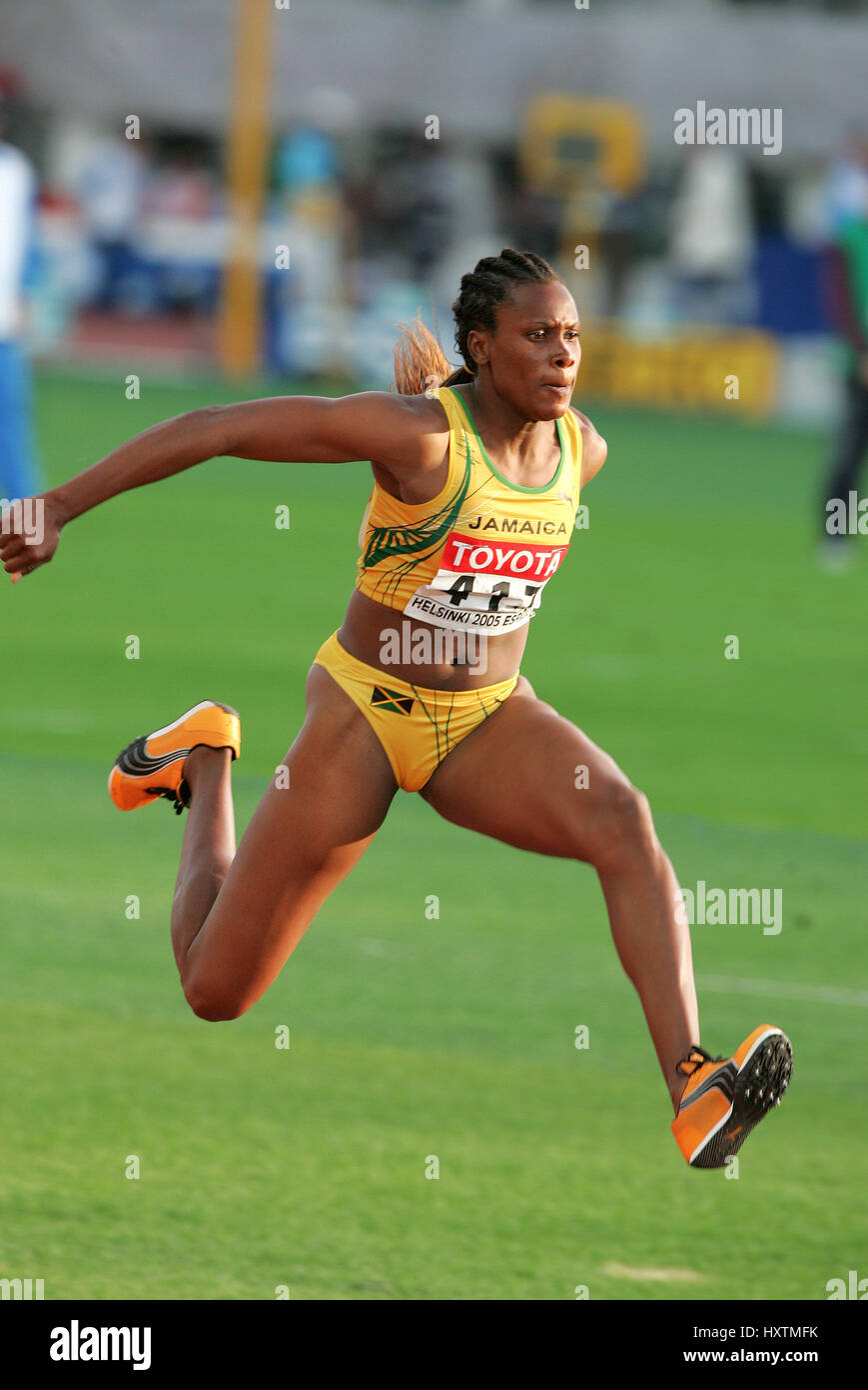 TRECIA SMITH TRIPLE JUMP JAMAICA OLYMPIC STADIUM HELSINKI FINLAND 07 ...
