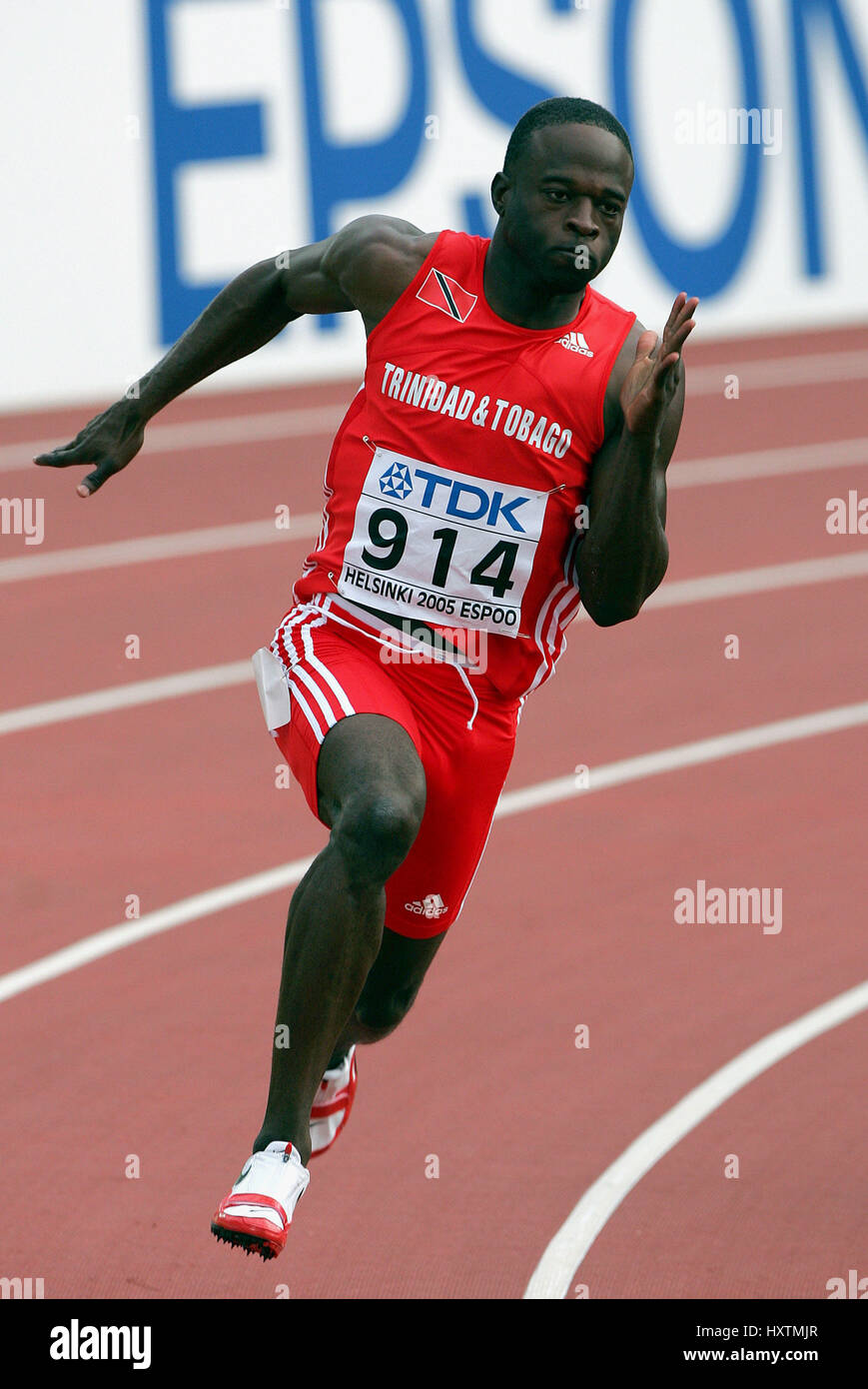 AARON ARMSTRONG 200 METRES TRINIDAD & TOBAGO OLYMPIC STADIUM HELSINKI ...