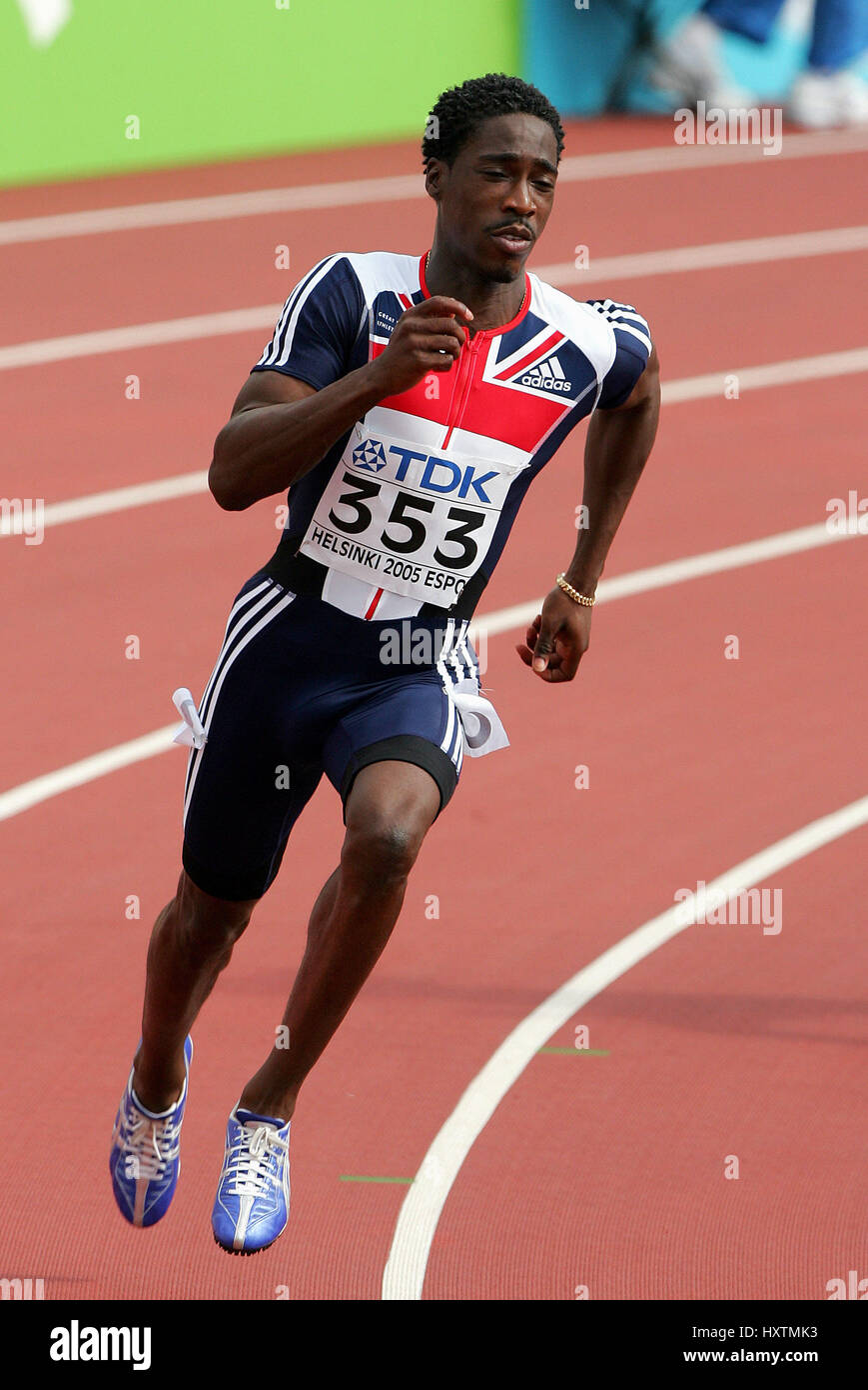 CHRISTIAN MALCOLM 200 METRES GREAT BRITAIN OLYMPIC STADIUM HELSINKI ...