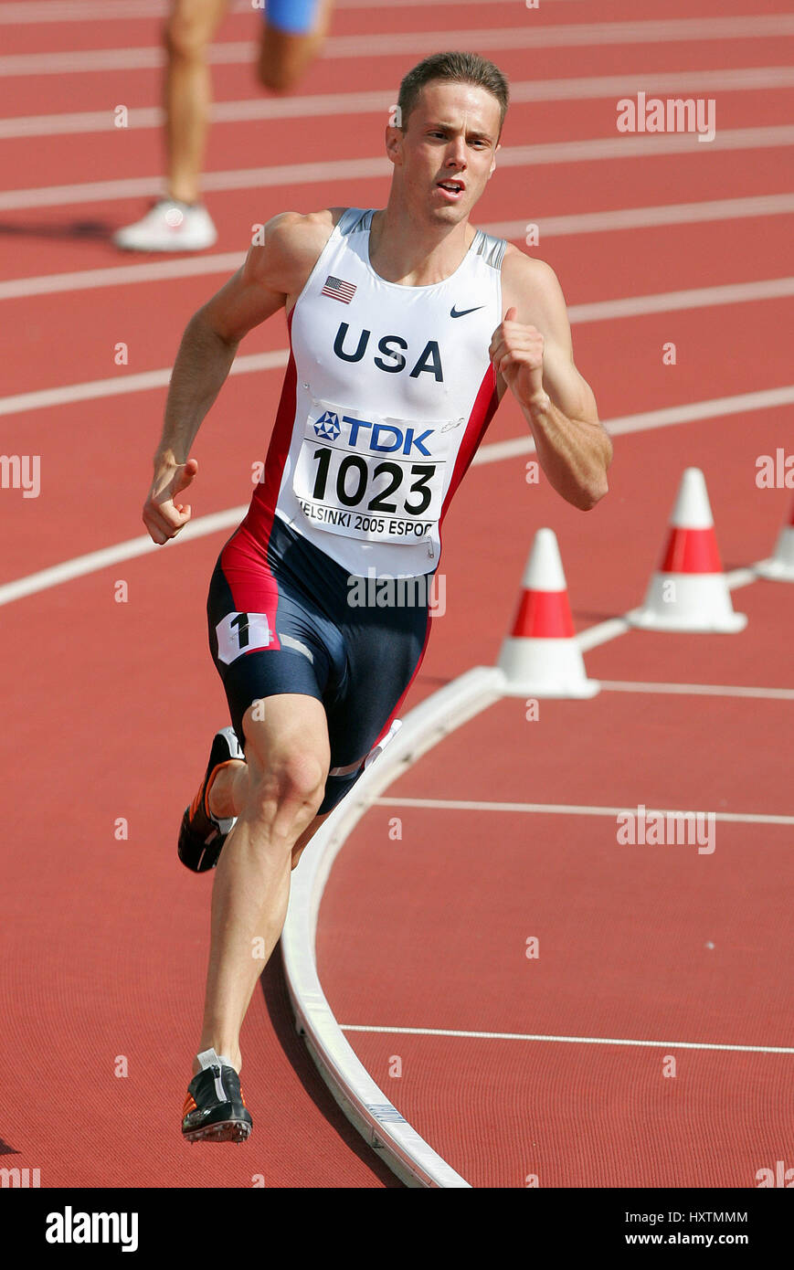 ANDREW ROCK 400 METRES USA OLYMPIC STADIUM HELSINKI FINLAND 09 August ...