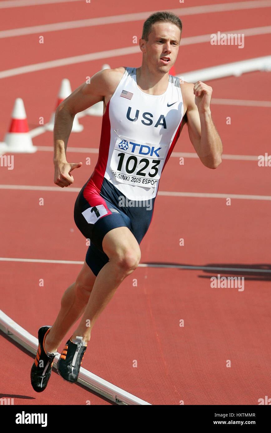 ANDREW ROCK 400 METRES USA OLYMPIC STADIUM HELSINKI FINLAND 09 August ...