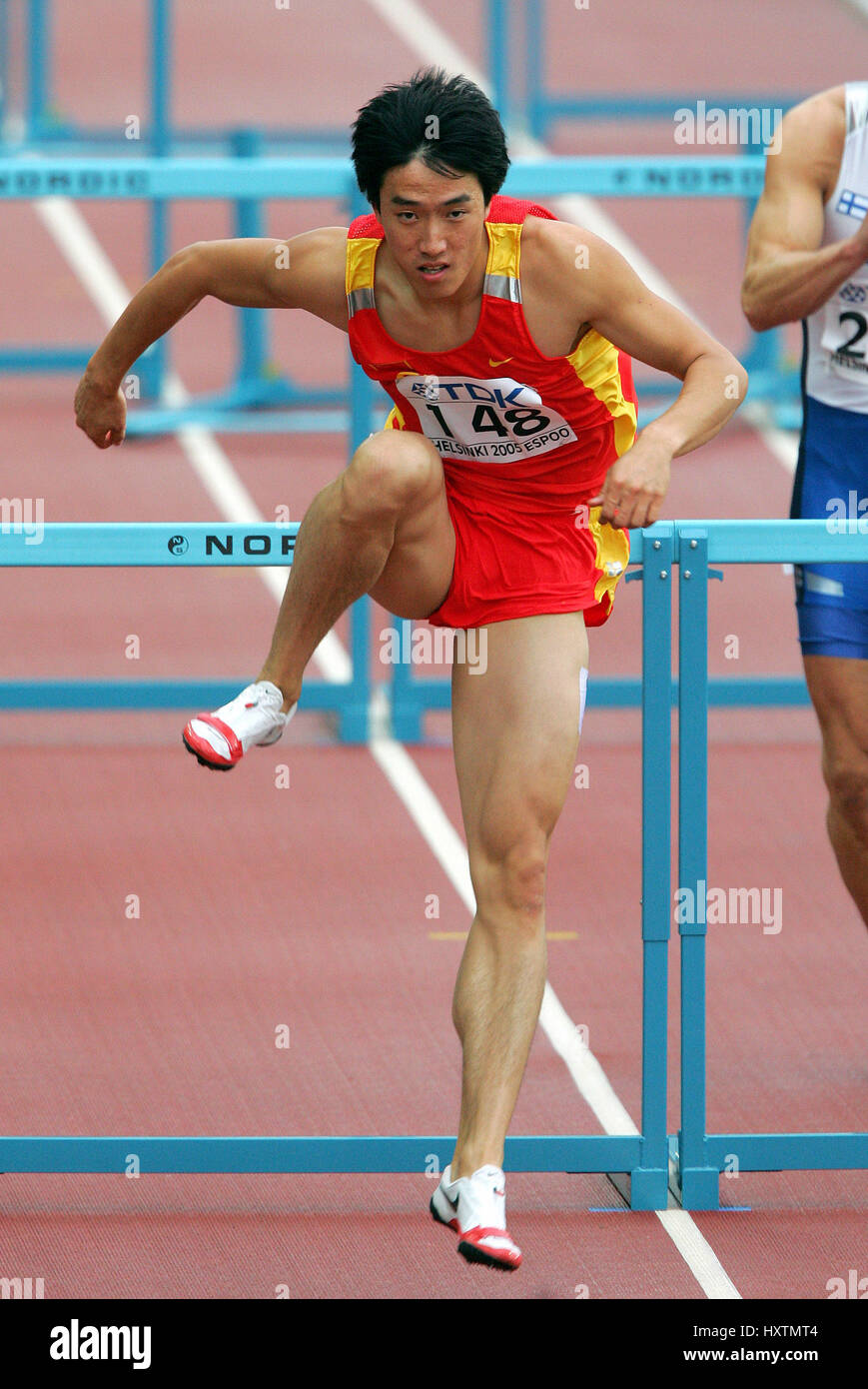 XIANG LIU 110 METRES HURDLES CHINA OLYMPIC STADIUM HELSINKI FINLAND 10 ...