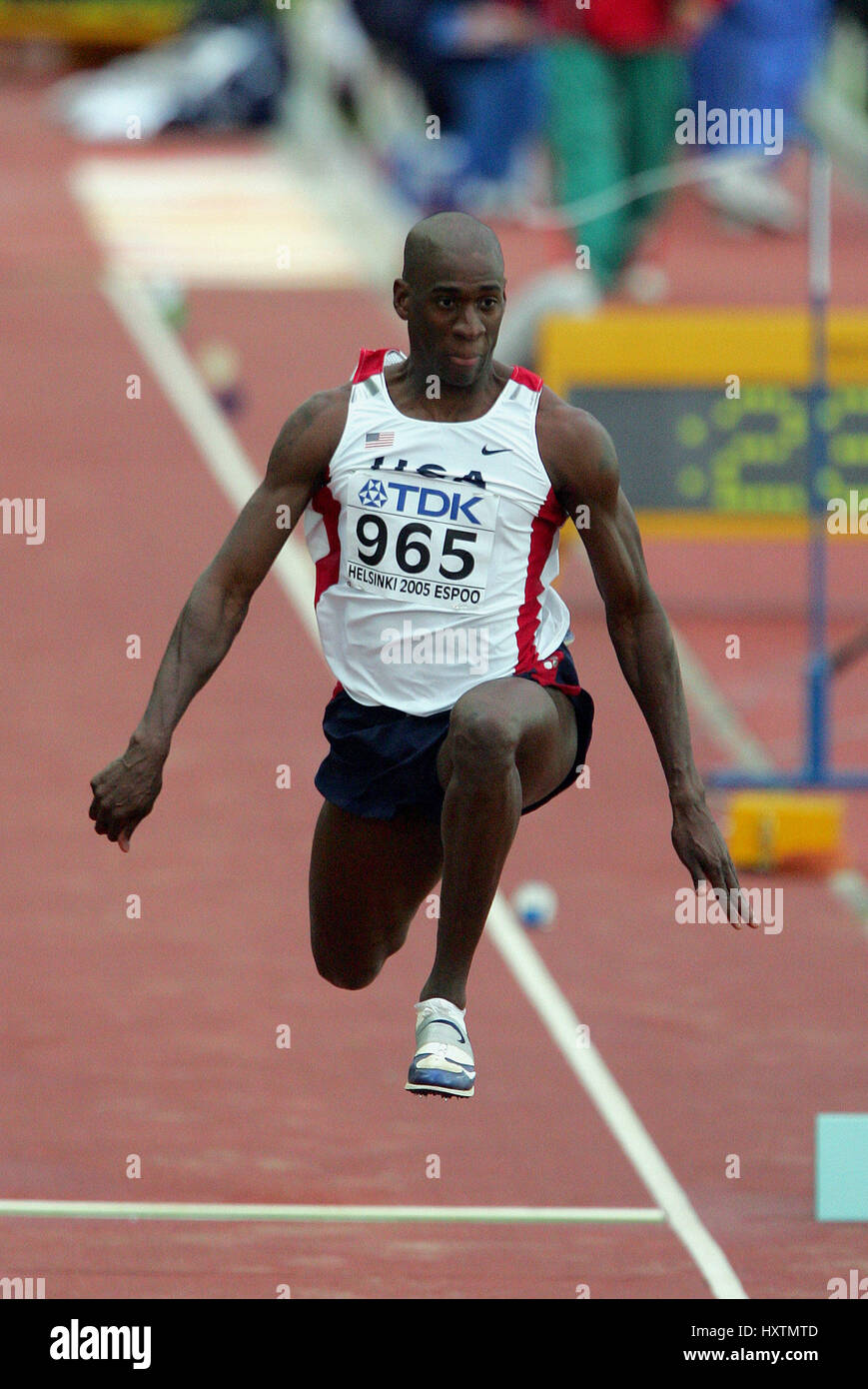 KENTA BELL TRIPLE JUMP USA OLYMPIC STADIUM HELSINKI FINLAND 10 August ...