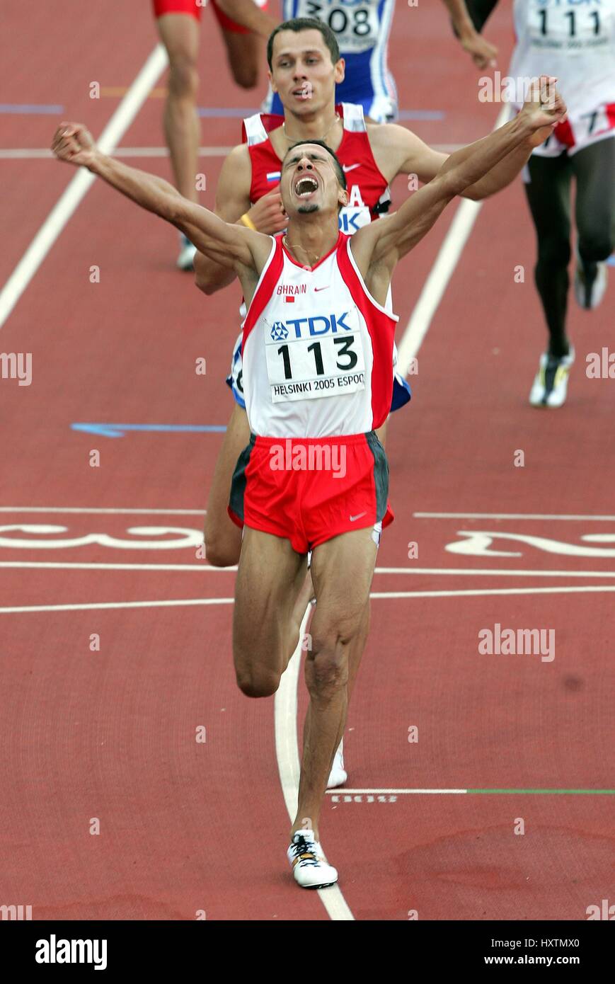 RASHID RAMZI WINS 800 METRES OLYMPIC STADIUM HELSINKI FINLAND 14 August ...